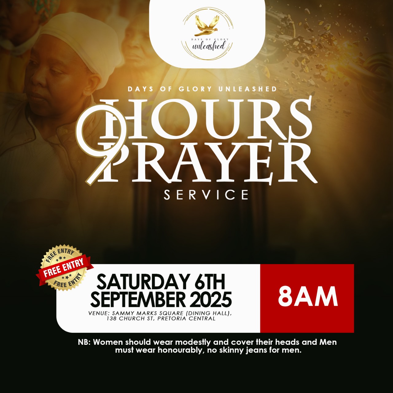 9 Hours of Prayer – Days of Glory